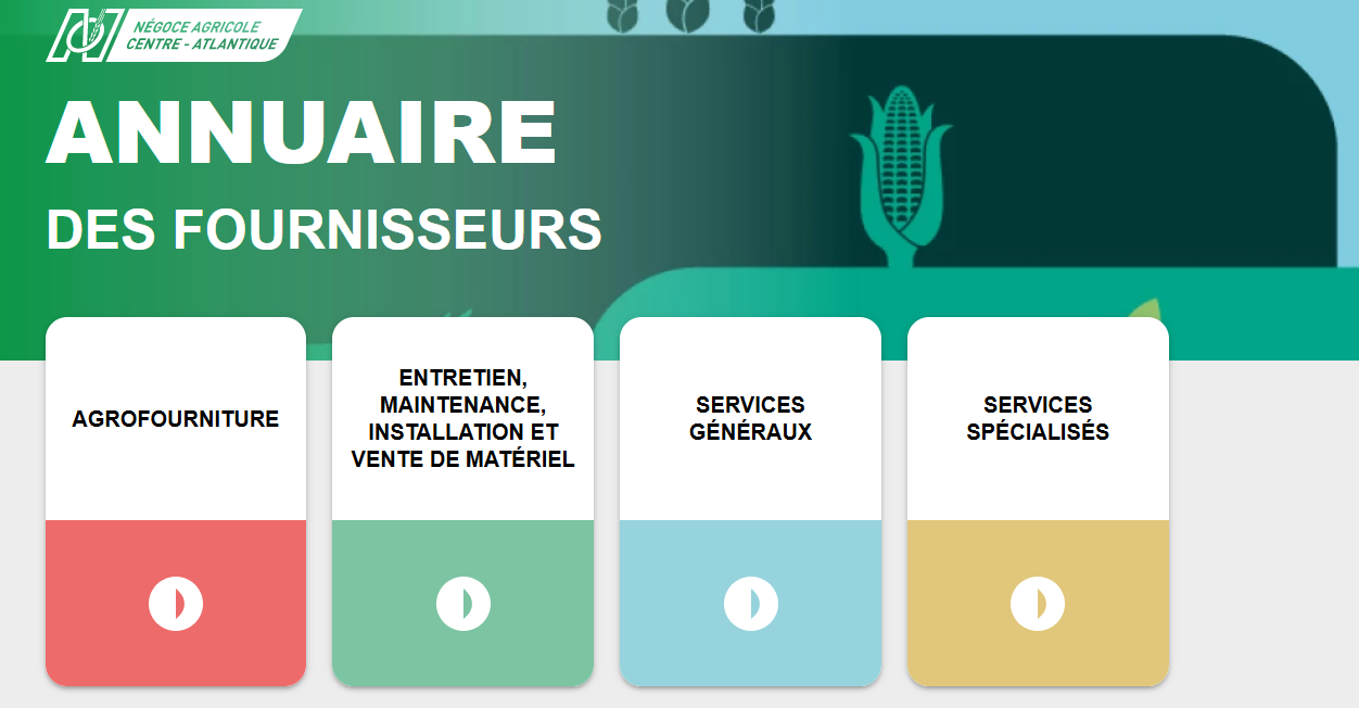 Annuaire des fournisseurs référencés